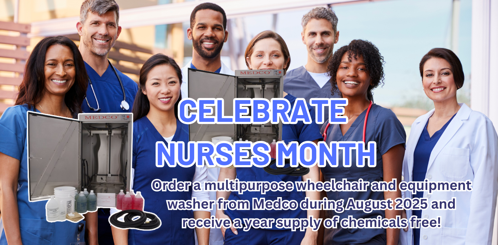 Wheelchair washers by Medco Equipment